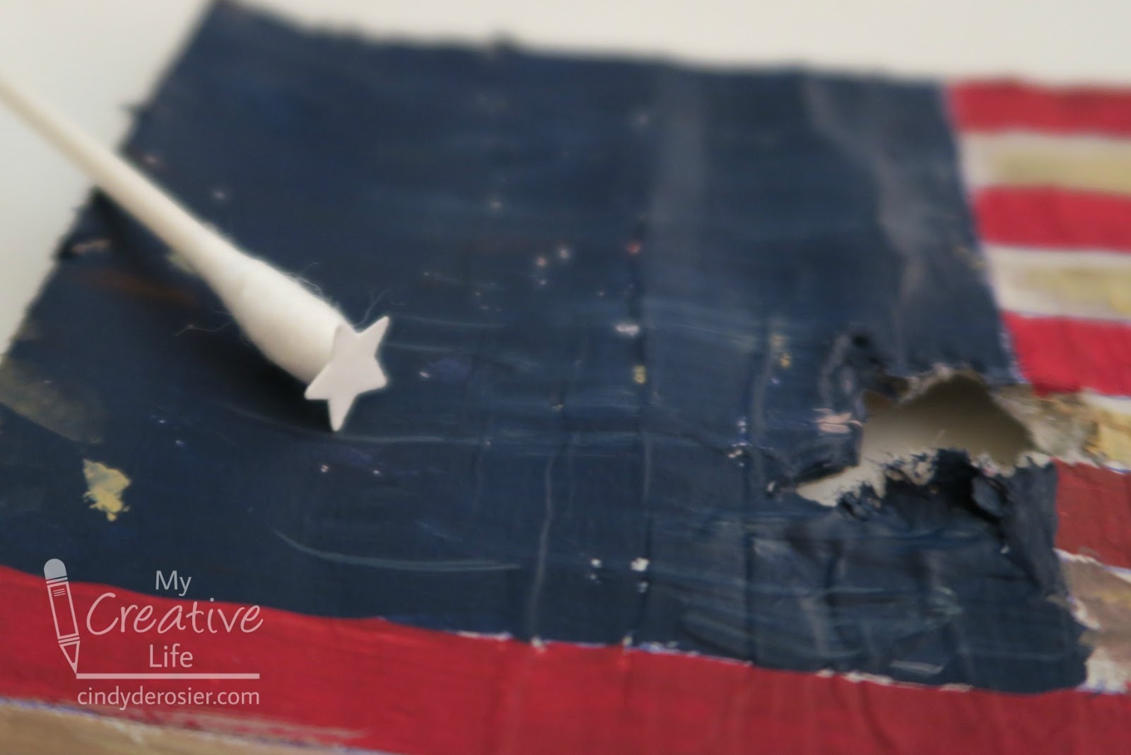 Cindy deRosier: My Creative Life: Creating The Star-Spangled Banner