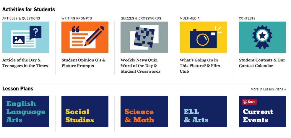 More Than News! The New York Times Learning Network