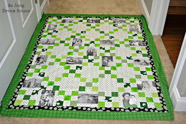 de Jong Dream House: Quilt #9: Irish Chain Memory Quilt