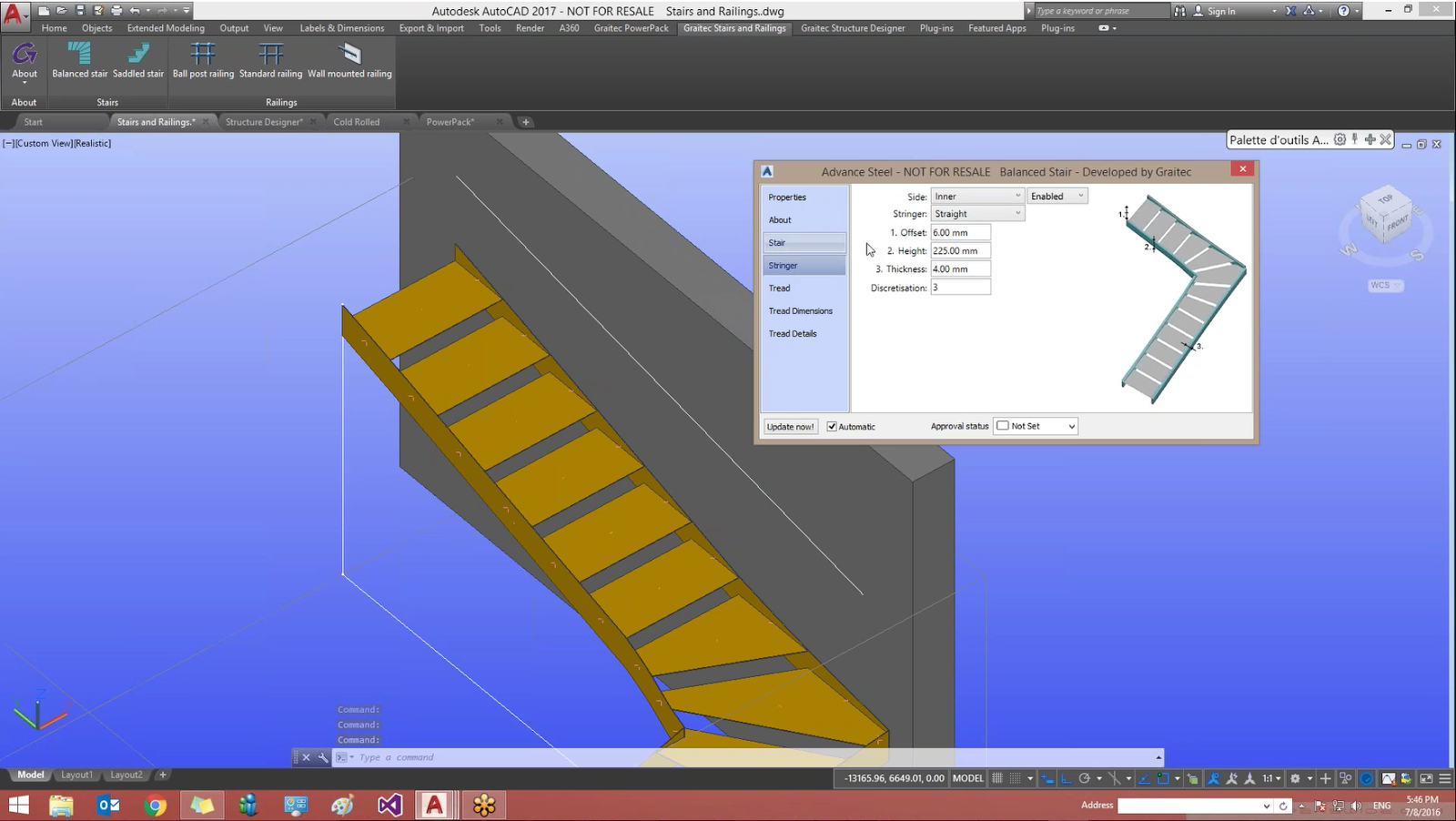 Revit Add-Ons: Stair & Railing Designer for Advance Steel