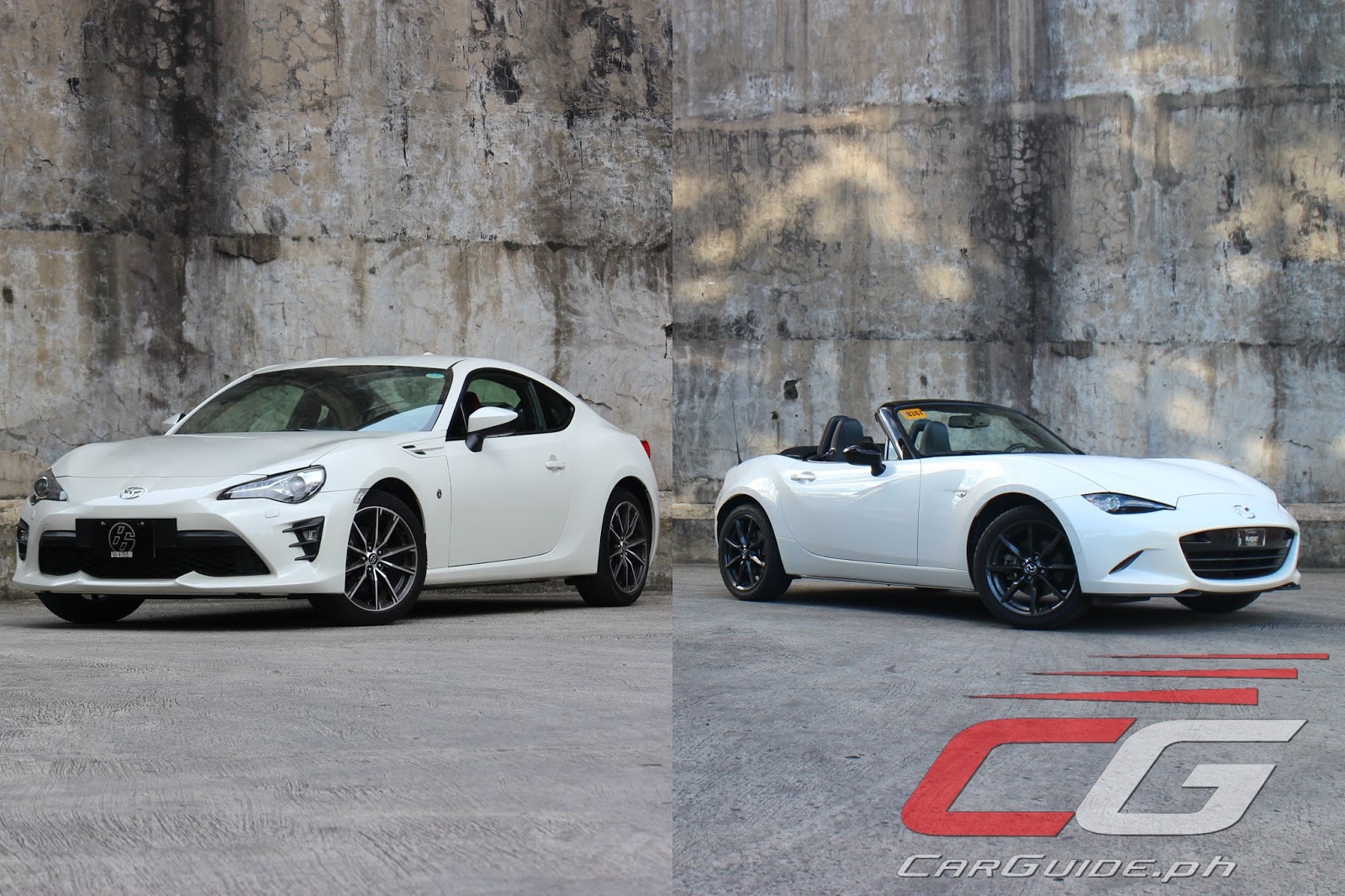 2017 Toyota 86 A/T vs 2016 Mazda MX-5 A/T | CarGuide.PH | Philippine ...