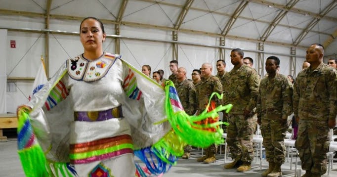 White Wolf : Native American soldiers celebrate their heritage at ...