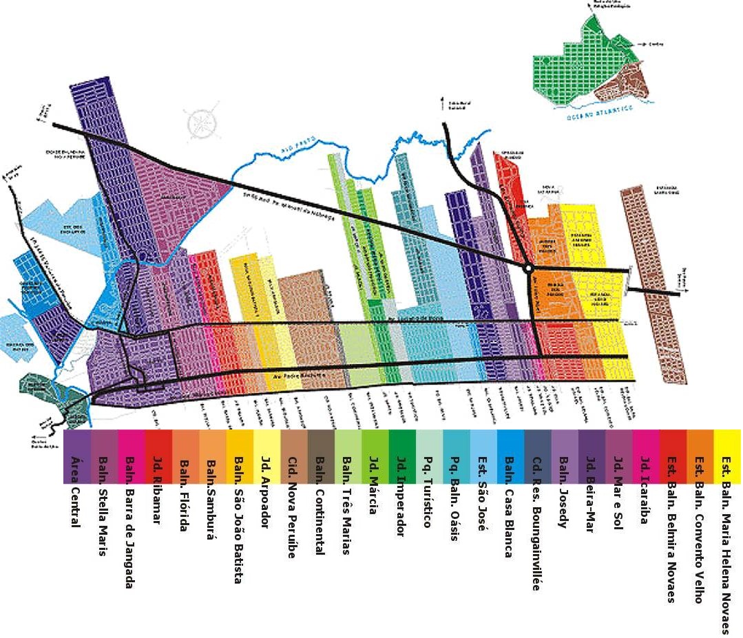LZagaS Negócios Imobiliários: LITORAL SUL - PERUÍBE - MAPA DE PERUÍBE