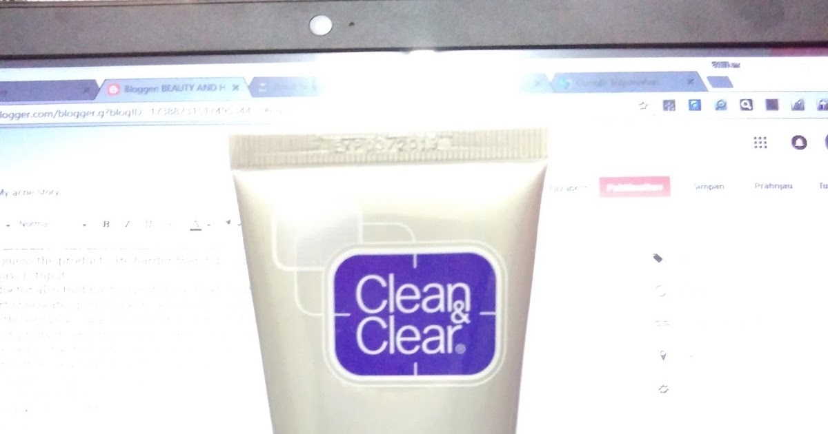 MY ACNE STORY with Clean n Clear 'acne marks cleanser'