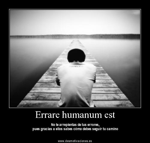 Errar Es Humano