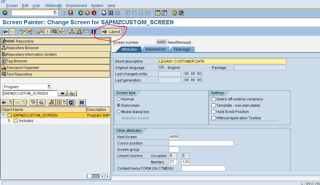 SAP TECH: Screen Enhancements