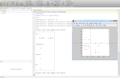 k nearest neighbour classifier Matlab