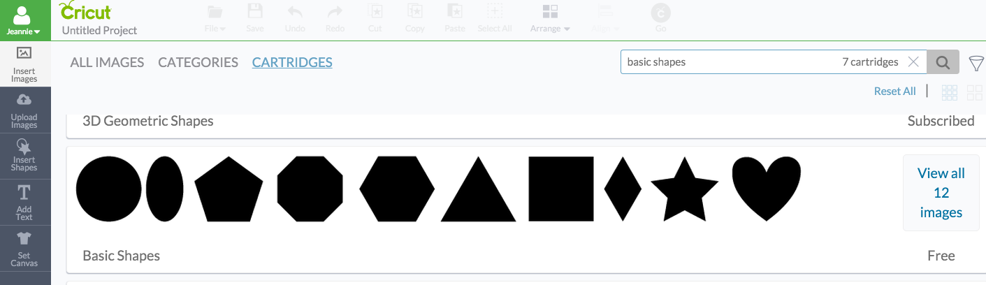 Exploring Cricut Design Space: Shapes, Shapes and Sheep!