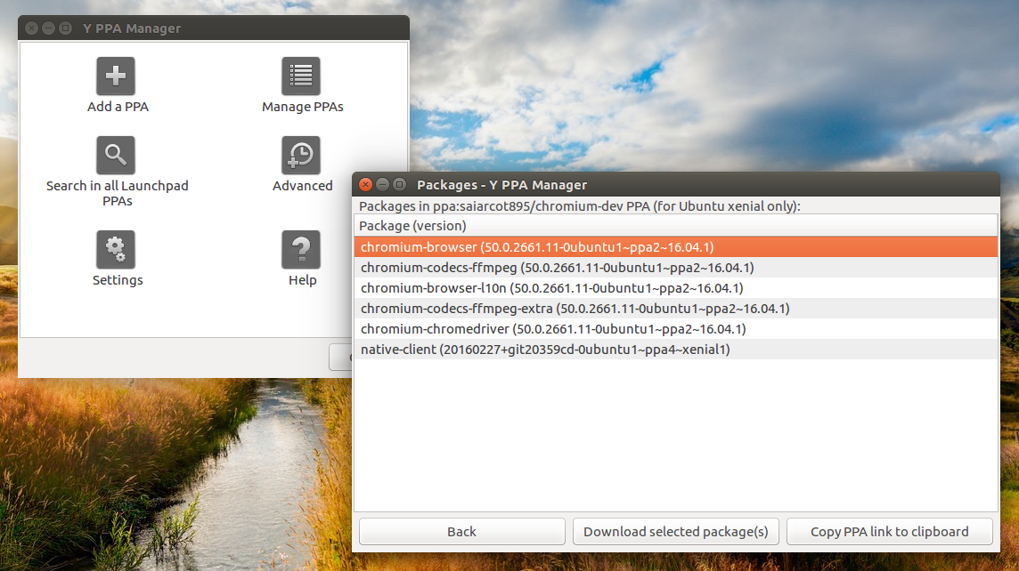 Y Ppa Manager Updated With Important Launchpad Ppa Search Fix ~ Web Upd8 Ubuntu Linux Blog