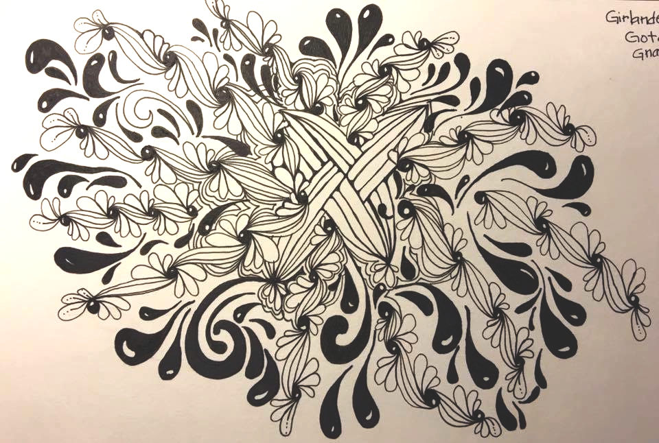 Art Room Blog: Zentangle Challenge Letter G...