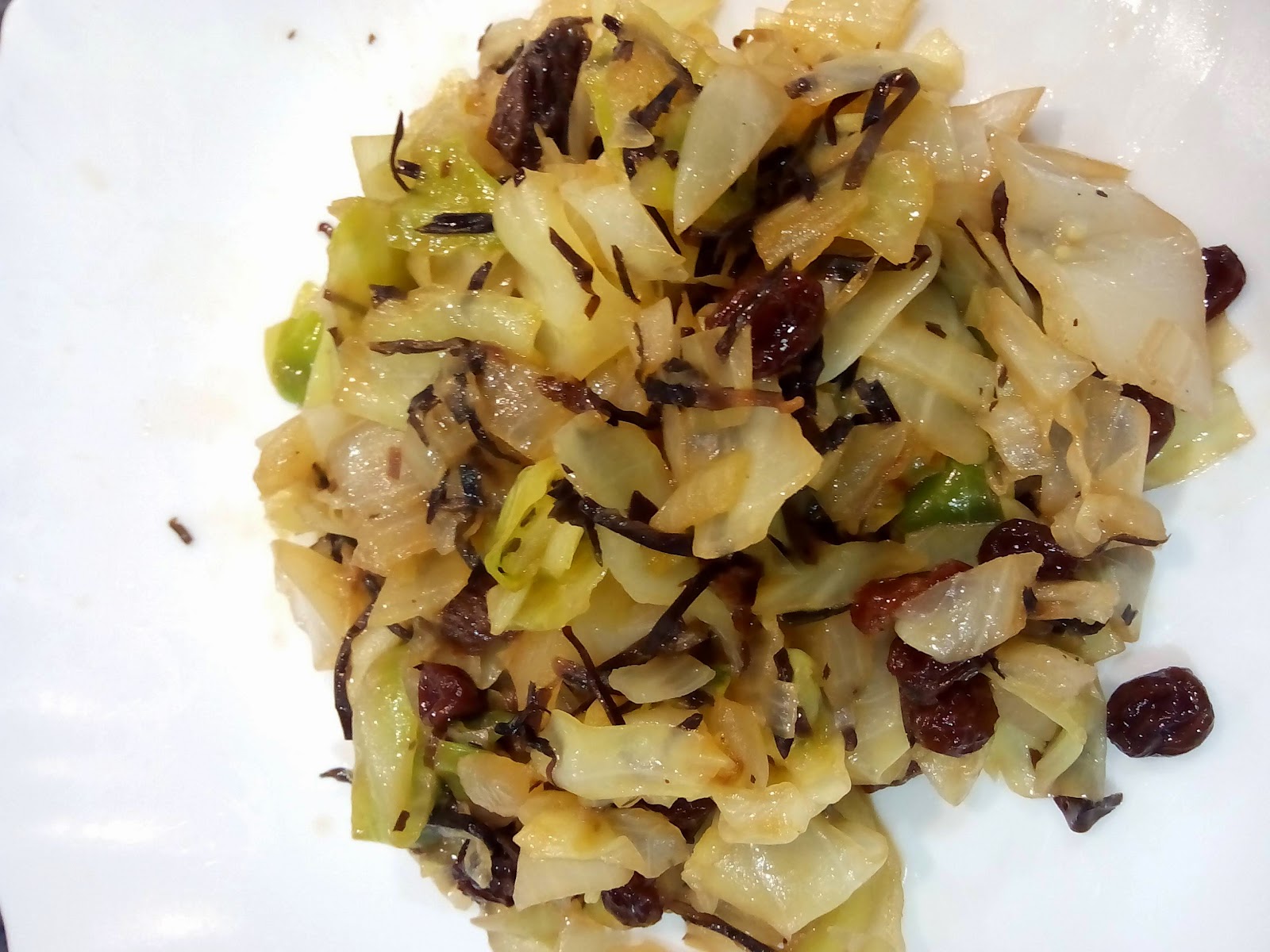 I love me .... too much: Salteado de repollo