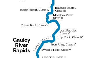 Gauley River West Virginia Map - United States Map