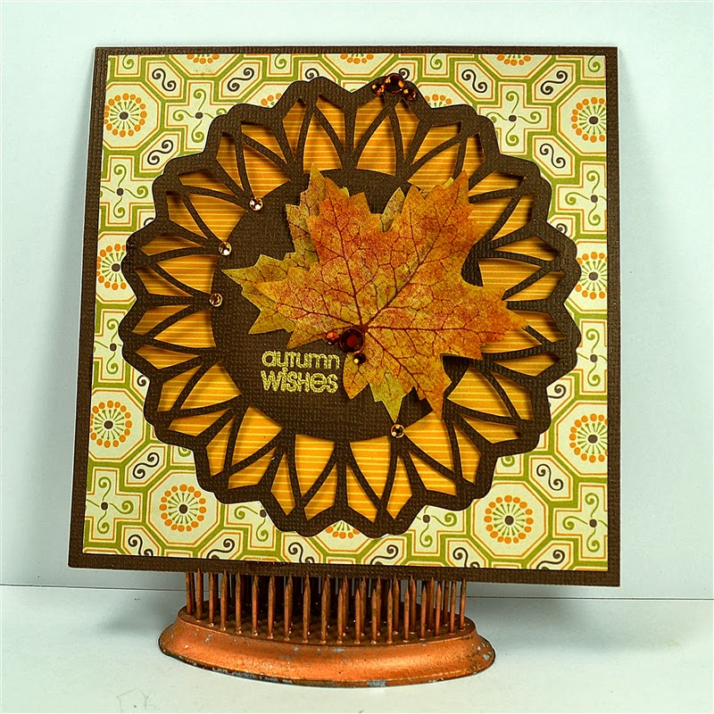 Capadia Designs: Autumn Wishes Card