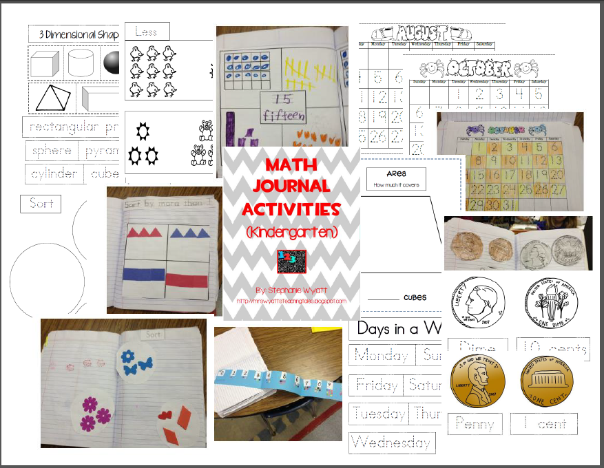 Mrs.Wyatt's Teaching Tales: Math Journals