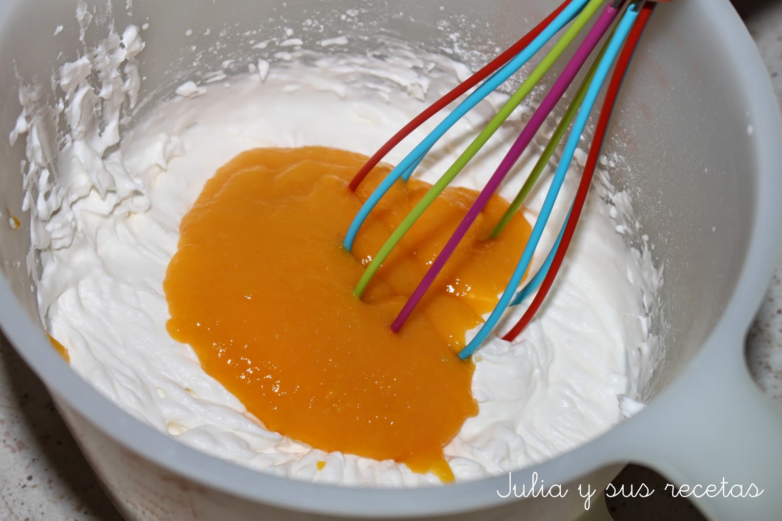 JULIA Y SUS RECETAS: Espuma de mango en vasito