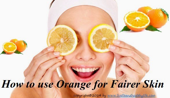 How to use Orange for Fairer Skin
