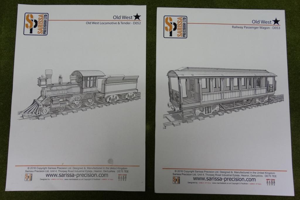 abc wargamers: Sarissa 28mm Wild West/ACW train