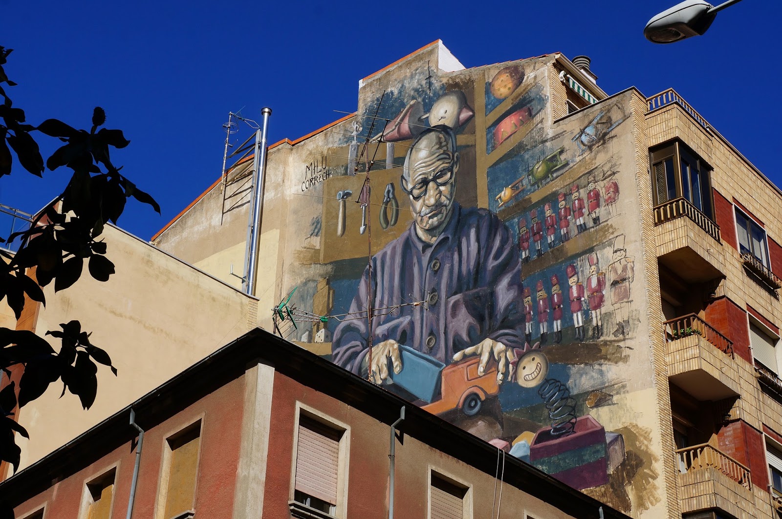 lavidadeunmiraobras---: Galería Urbana en el Barrio del Oeste ( Salamanca)