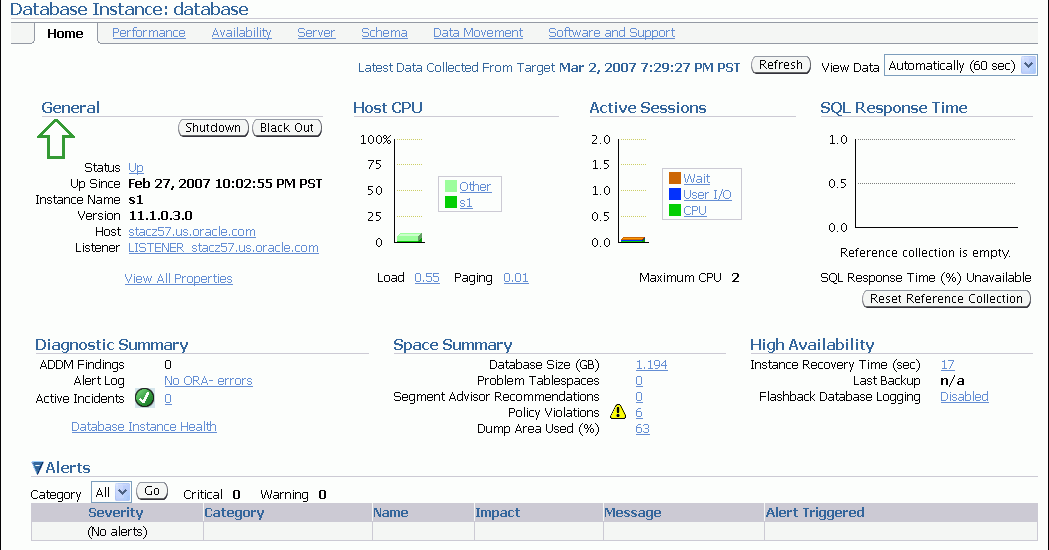 Hasan Jawaid: Accessing the Database Home Page