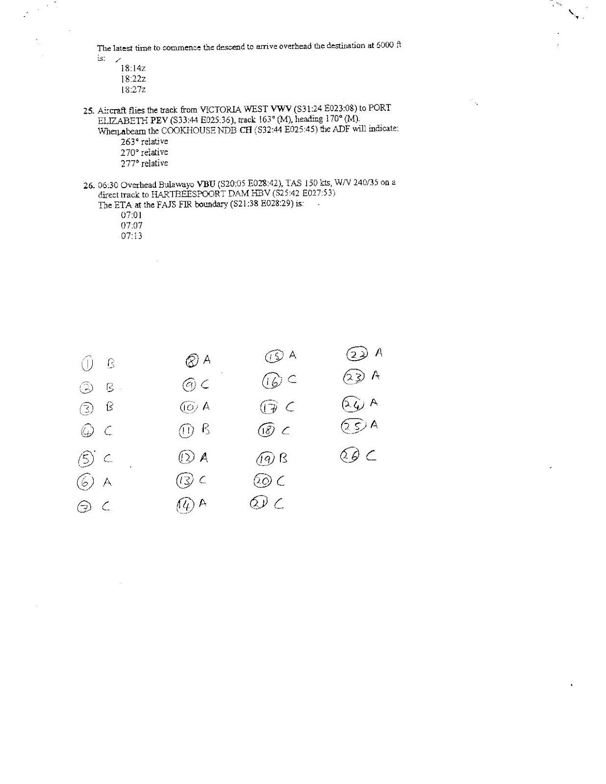 Aviation Ground School: Navigation Exam Preparation