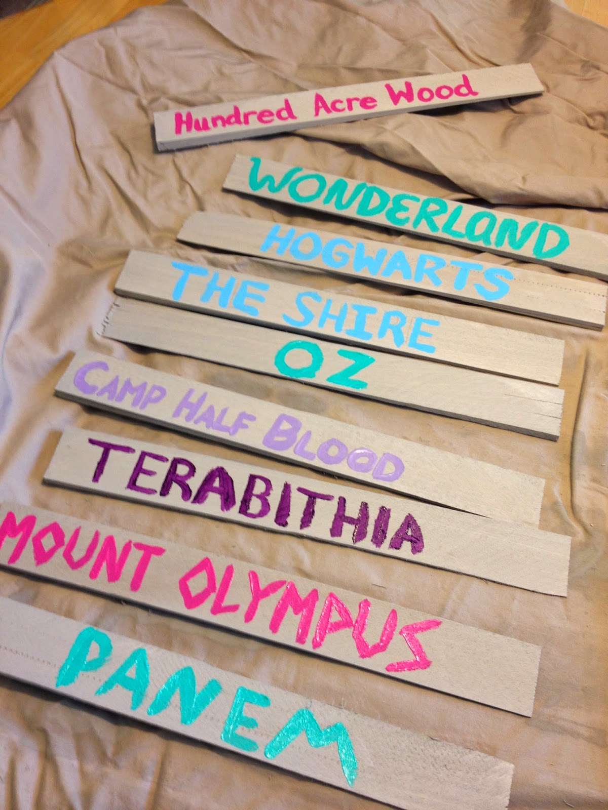 Learning to Teach in the Rain: DIY: Make a Cool Book Setting Sign for ...