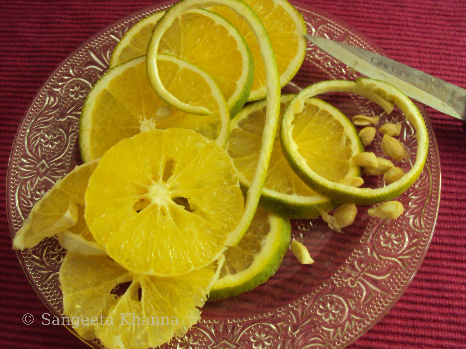 How to peel mosambi .....including the sweet lime into your fruit salads..