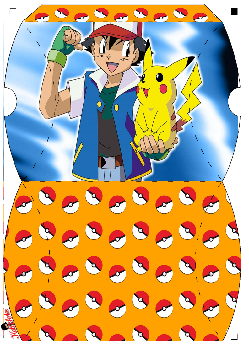 Pokemon Free Printable Pillow Boxes. - Oh My Fiesta! for Geeks