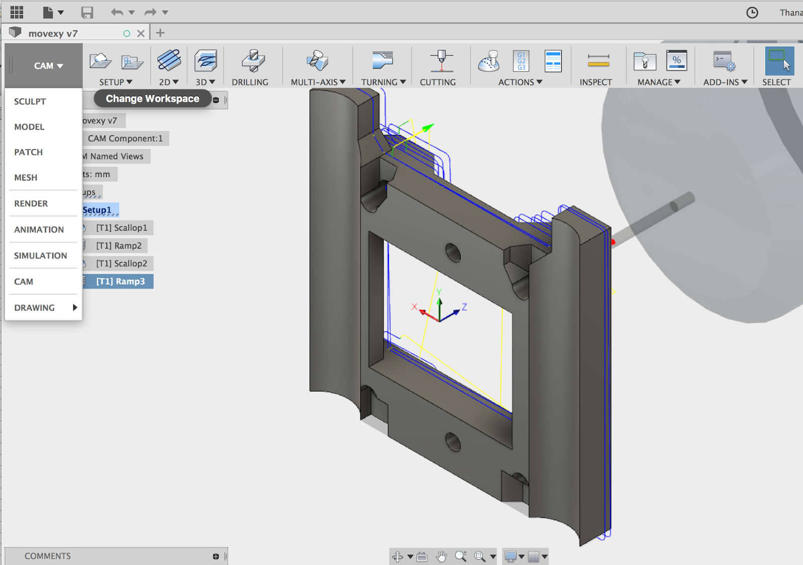 Zero For Robot: การสร้าง Gcode จาก Autodesk Fusion 360