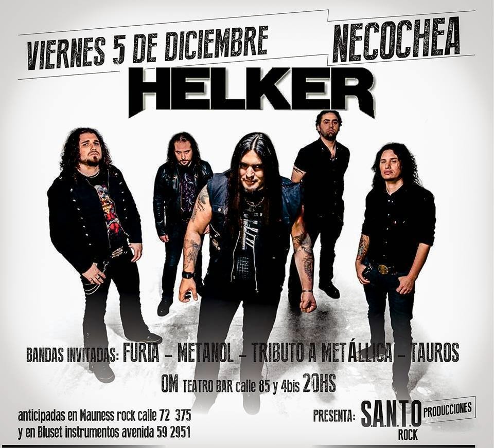 MI PASION ROCK: HELKER... ADELANTO DE SU NUEVO DISCO 2015 Y DESPEDIDA ...
