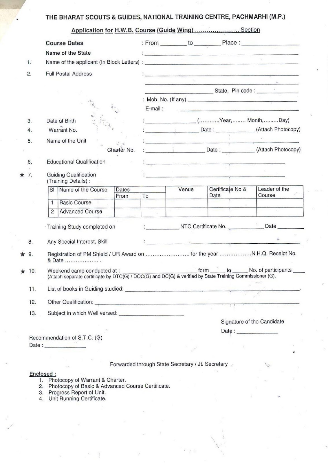 KVS Jammu Region BS&G Activities: HWB Courses for Scout Masters, Cub ...