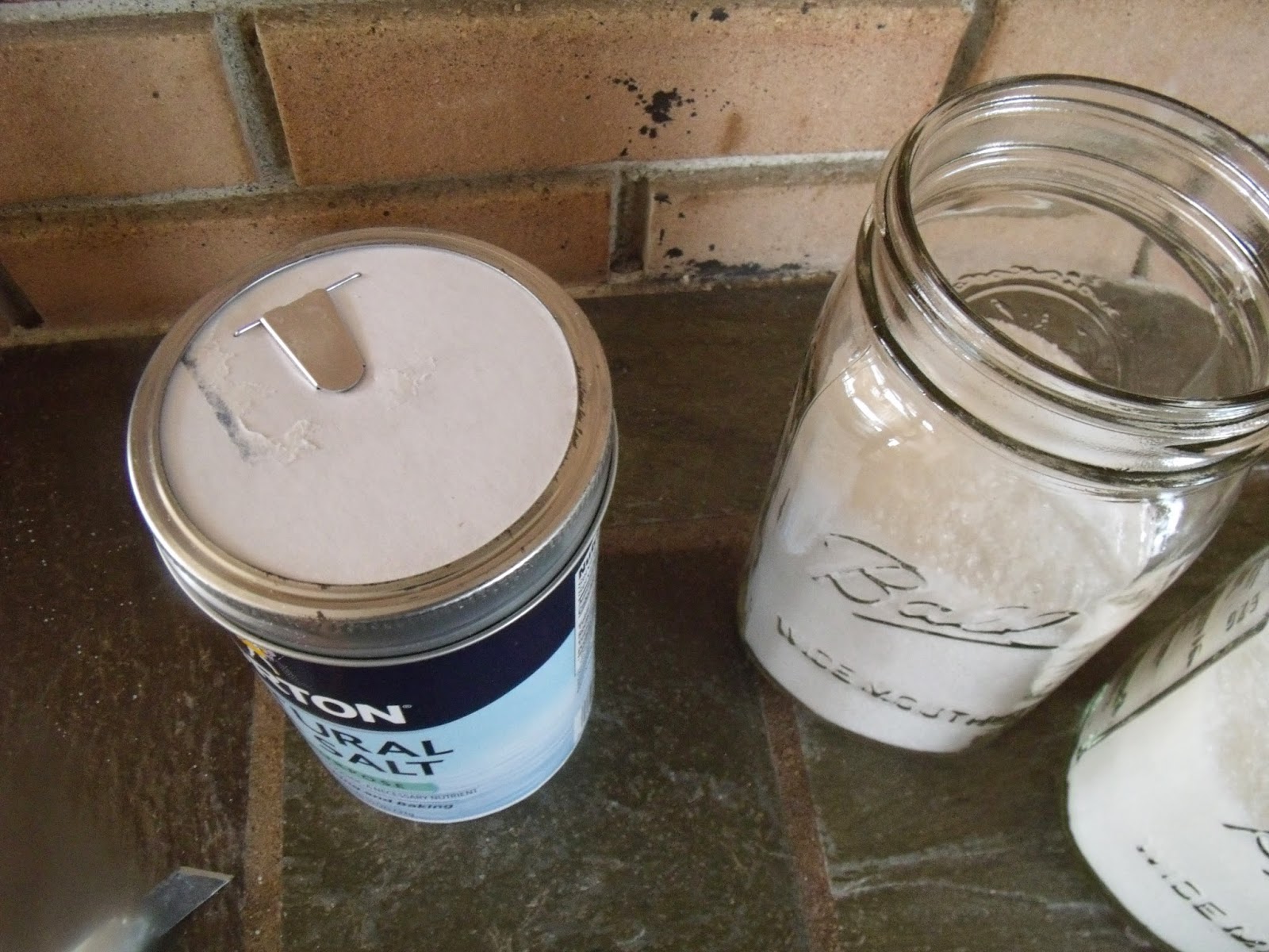 Gear Acres at Top of the Hill: Mason Jar Project for Salt Storage