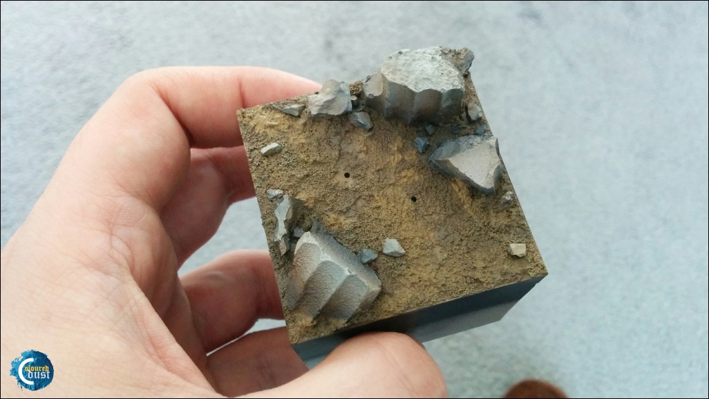 How to make base with broken doric columns? | Coloured Dust