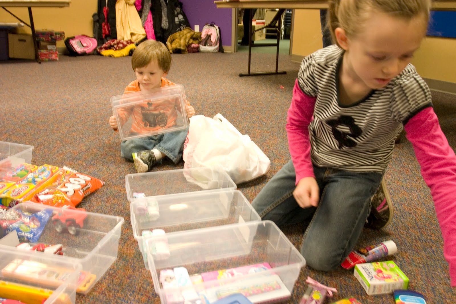 The Unlikely Homeschool: Operation Christmas Child Packing Party