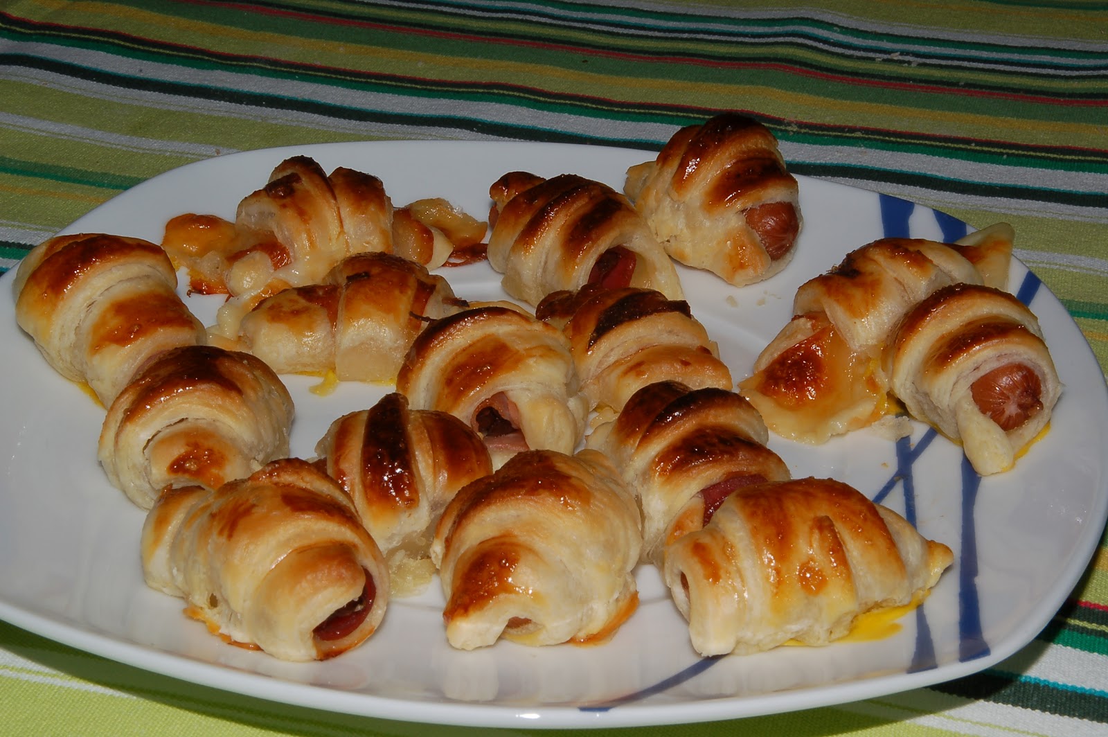 As Minhas Receitas do Lumiar: Croissants salgados (Croissant Party da ...