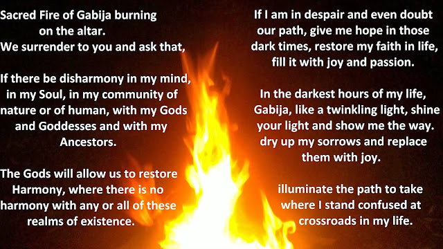 Thoughts of an Aussie Litho Pagan (Romuvis): Prayer to Gabija, Goddess ...