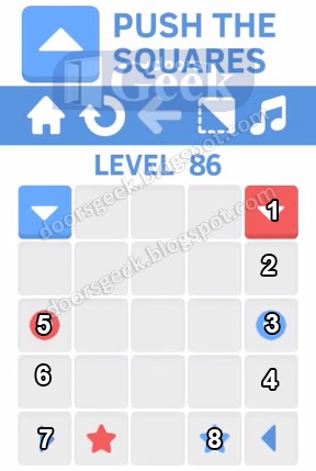 Push The Squares Level 86 ~ Doors Geek