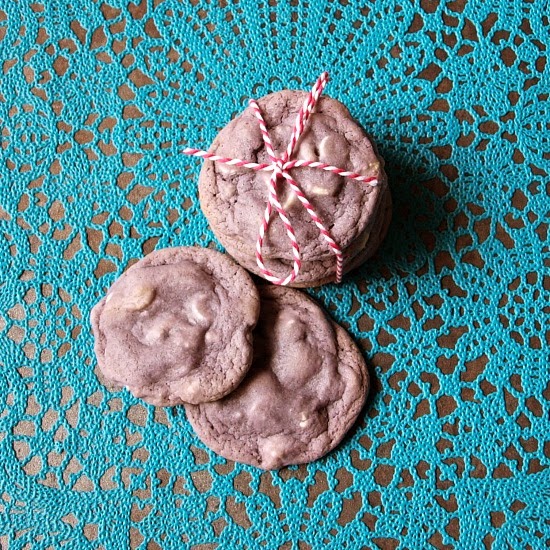 Bake Something: Taro White Chocolate Chip Cookies