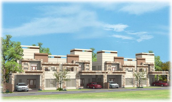 Wapda Town 10 Marla 3D front elevation of Modern House 2009, Pakistan ...