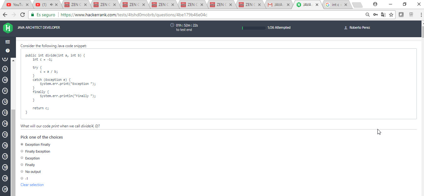 ZEN CONSULTING : HACKERRANK JAVA ARCHITECT TEST JAVA ZEN CONSULTING : HACKERRANK JAVA ARCHITECT TEST JAVA