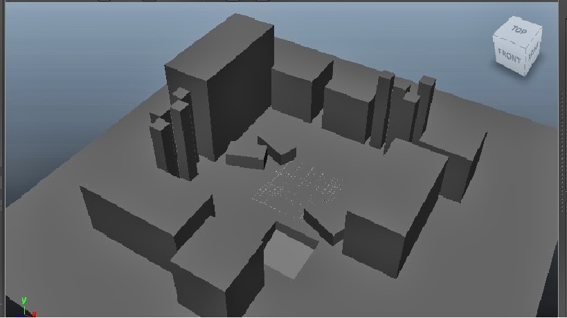 Parkour City Escape: Level design sketches and game level block out