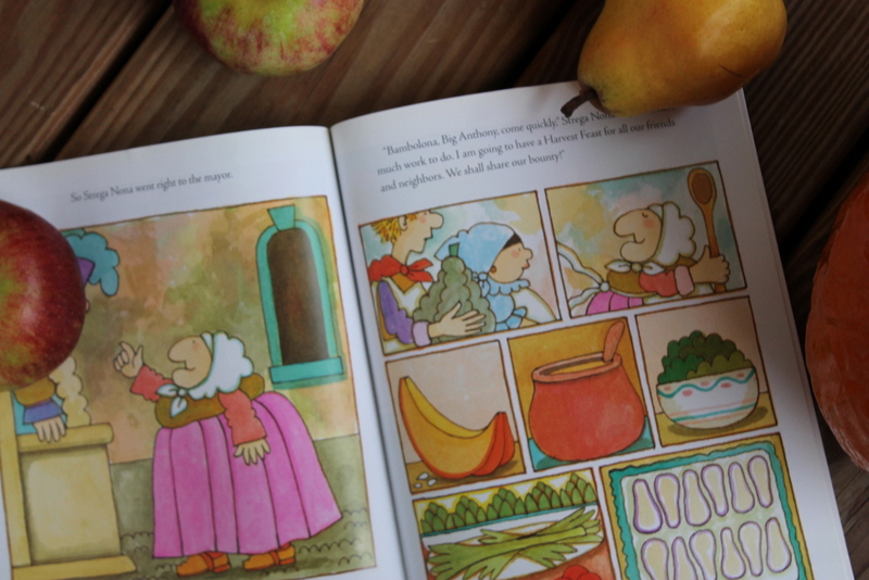 Books and Umbrellas: Strega Nona's Harvest by Tomie dePaola