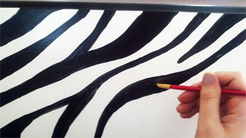 Zebra Print Me: DIY - Painting a Zebra Print Dresser