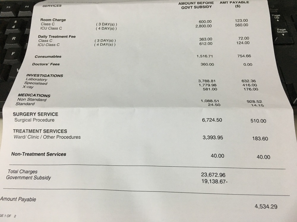 Surgeon Review and Baby's Hospital Bill