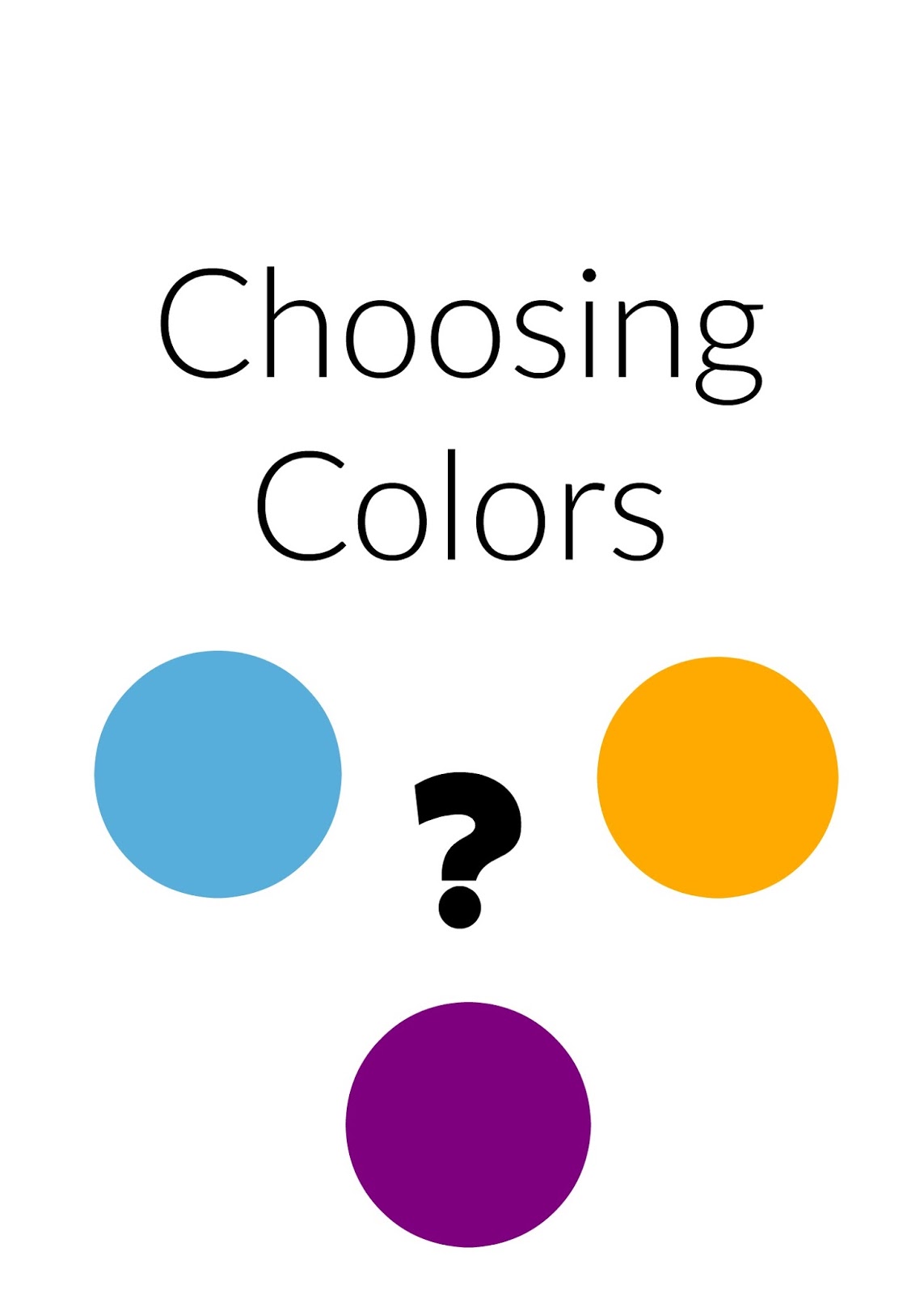 Choosing Colors