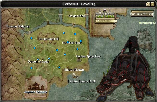 Silkroad online: 2º Locais do Unique Cerberus