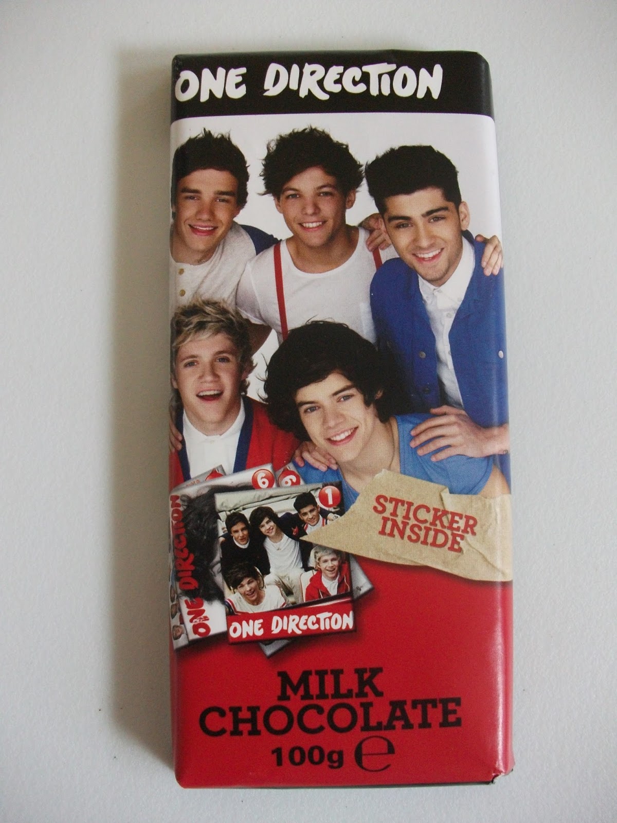 One Direction Milk Chocolate Bar Review