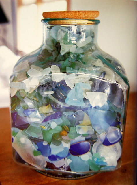 Everything Coastal: Attention Sea Glass Fanatics - 7 ideas for Display