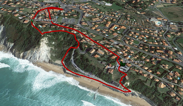 Bidart: le littoral.