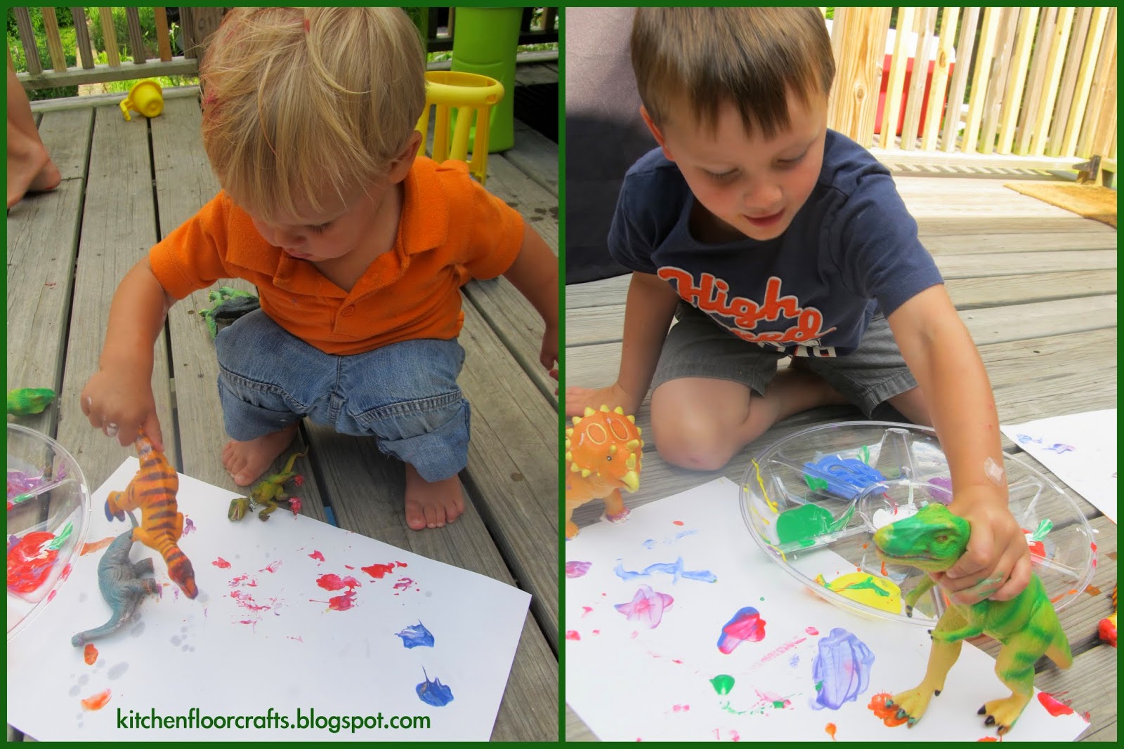 Kitchen Floor Crafts: Quick Pick & Project of the Week: Dinosaur Stomp ...