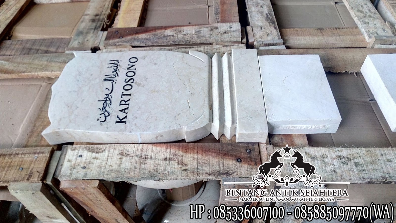 Harga Nisan Patok, Contoh Patok Nisan, Nisan Patok Marmer - Kerajinan ...